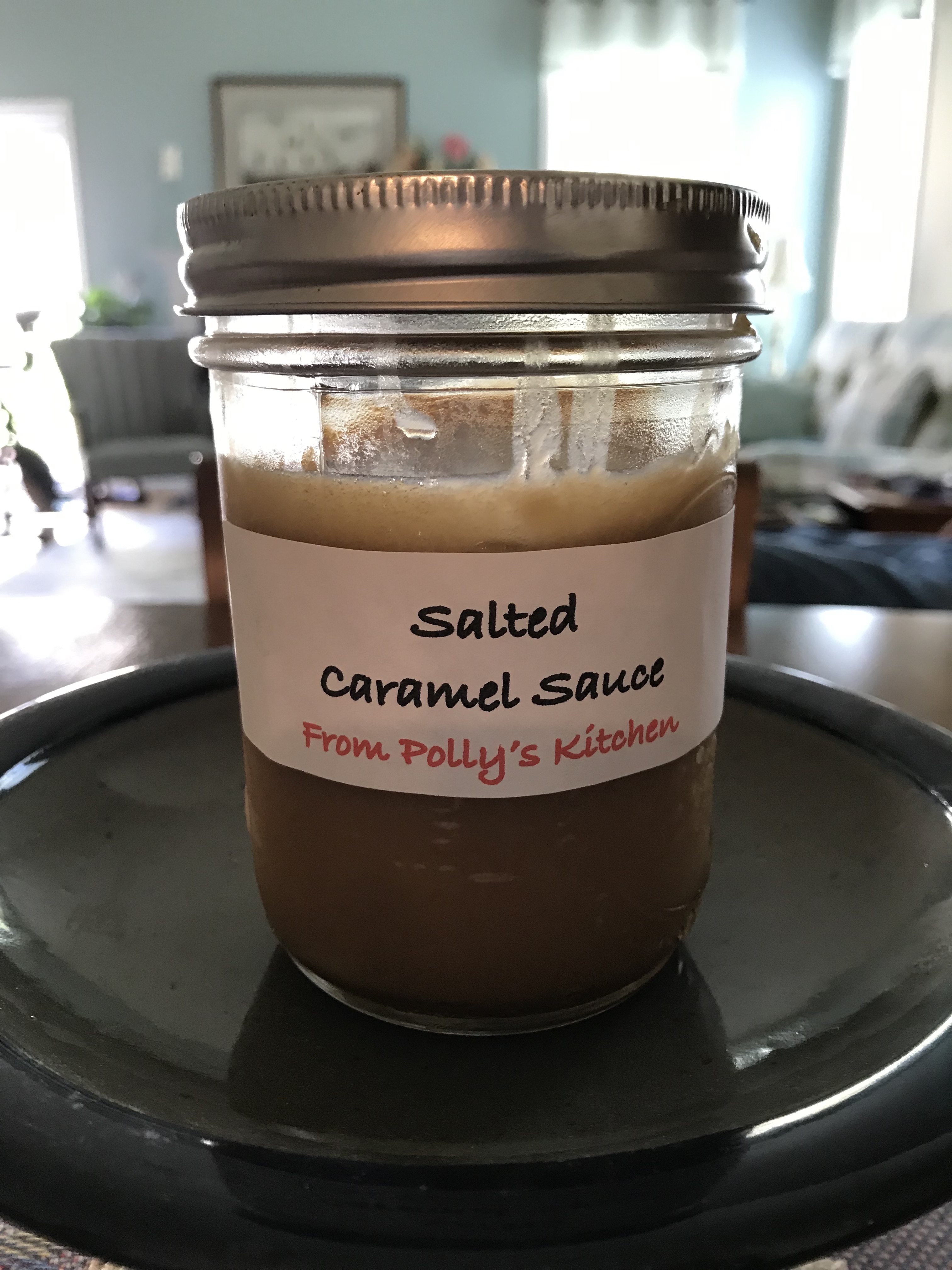 Homemade Salted Caramel Sauce – Polly Cooks